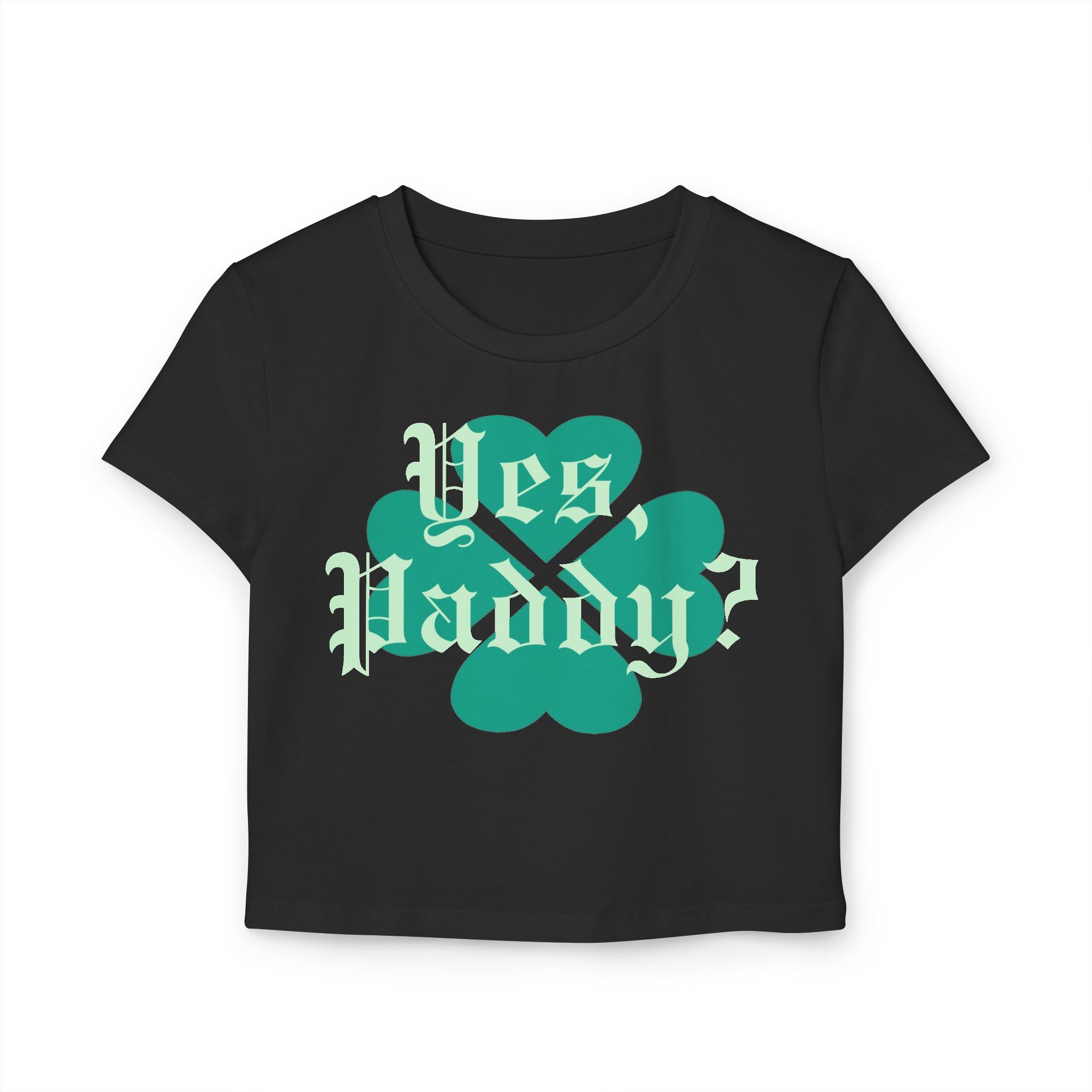 Yes, Paddy? Cropped Tee – Halo Seventeen